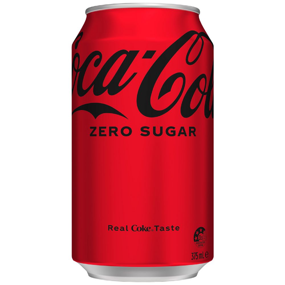 Coca-Cola No Sugar Cans 375mL 24 Pack | Officeworks