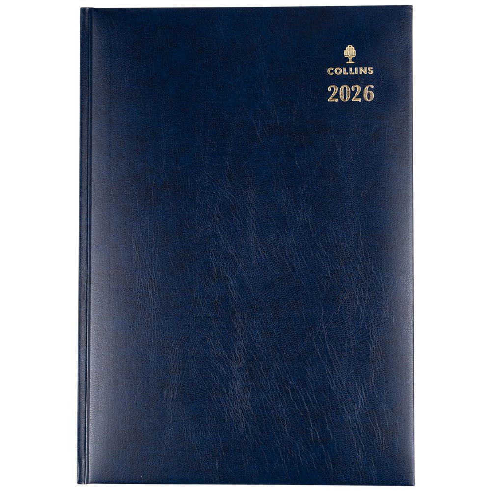Collins Sterling A4 Day to Page 2026 Diary Navy | Officeworks