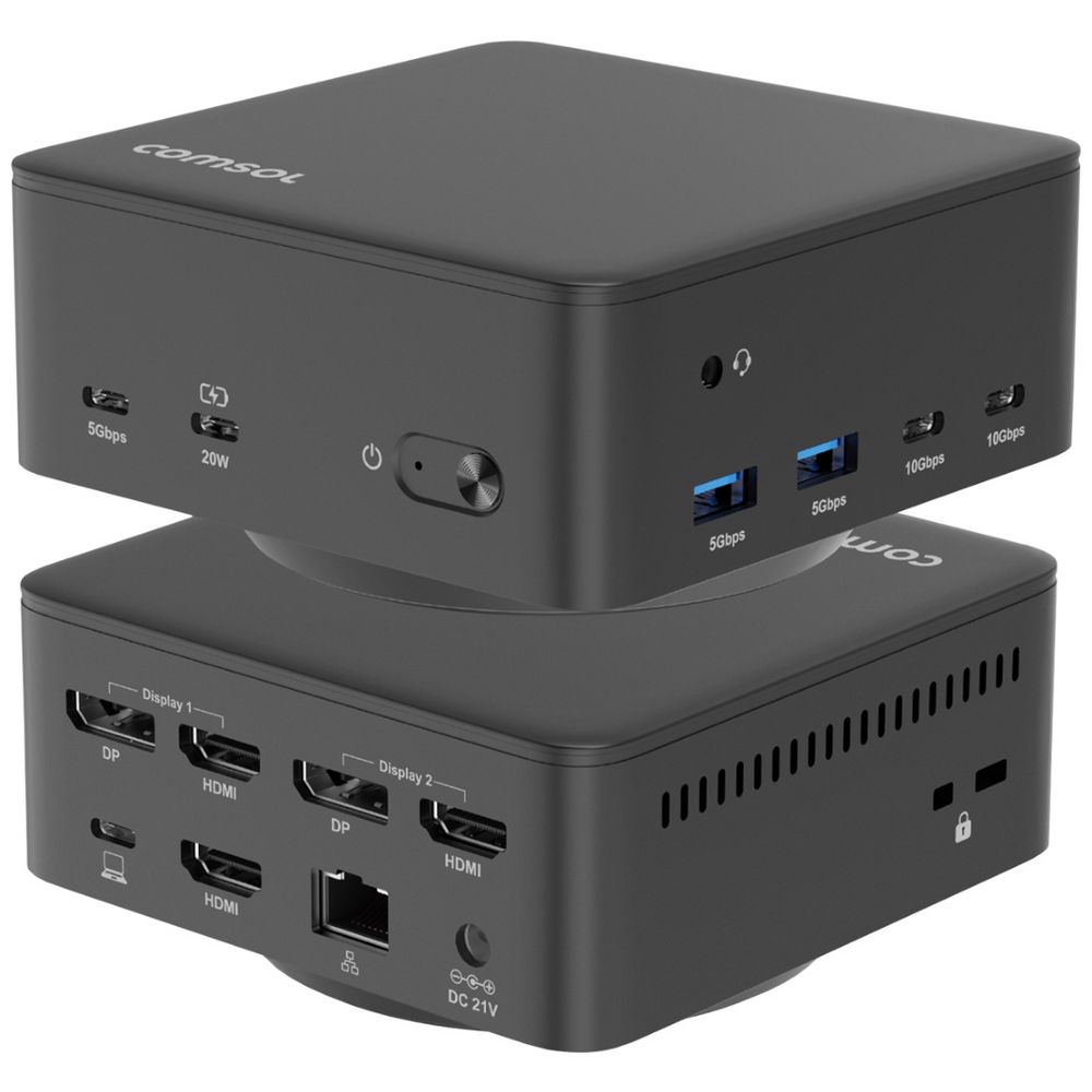 Comsol Triple 4K HDMI+DP Docking Station | Officeworks