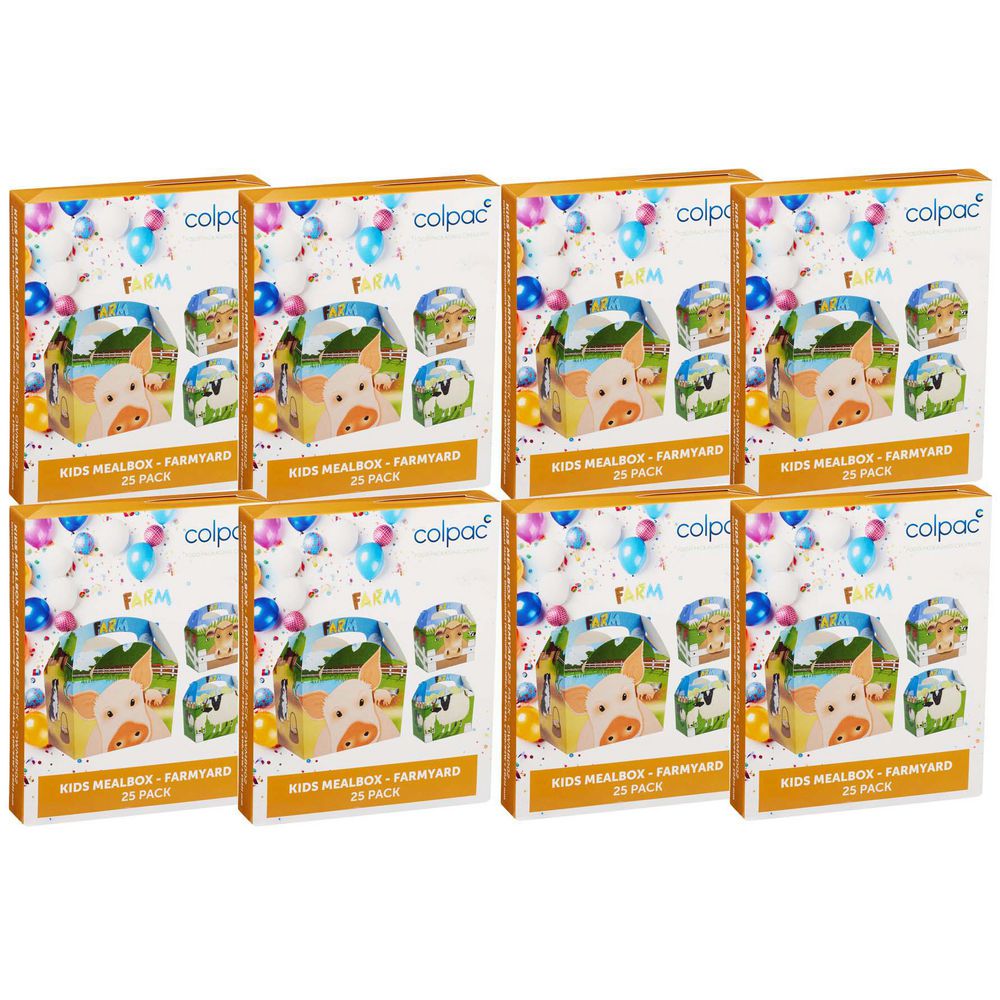 Colpac Kids Mealbox Farm 200 Pack | Officeworks