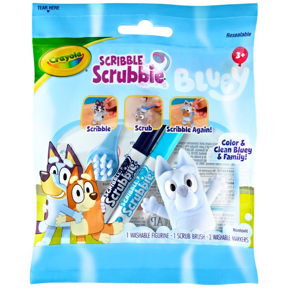 Crayola Scribble Scrubbies Bluey | Officeworks