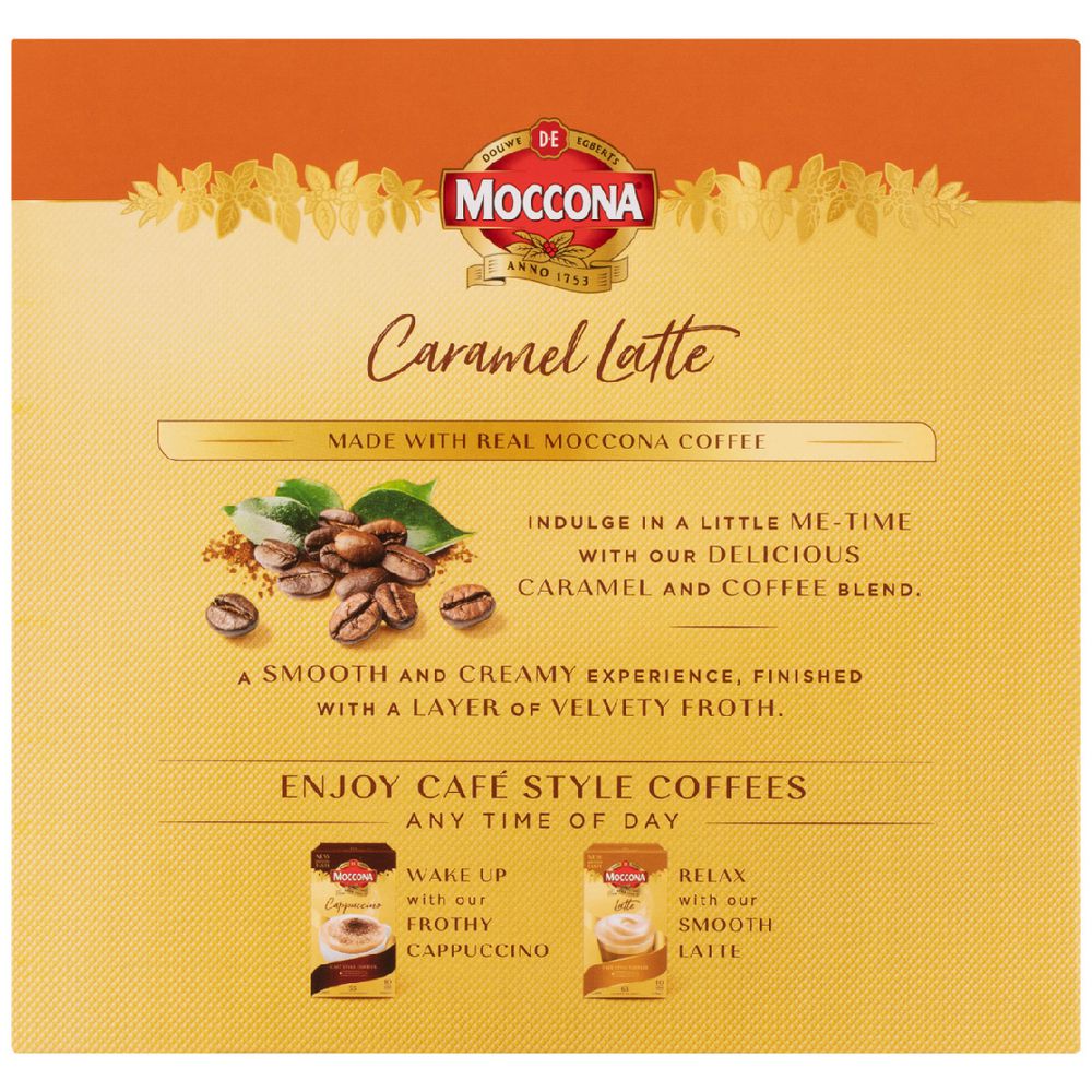 Moccona Caramel Latte Sachets 30 Pack | Officeworks