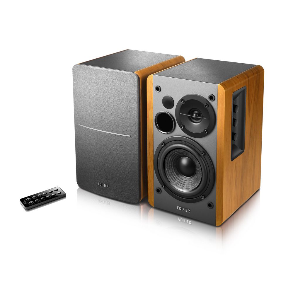 EDIFIER R1280DB Bluetooth Bookshelf Speaker Brown | Officeworks