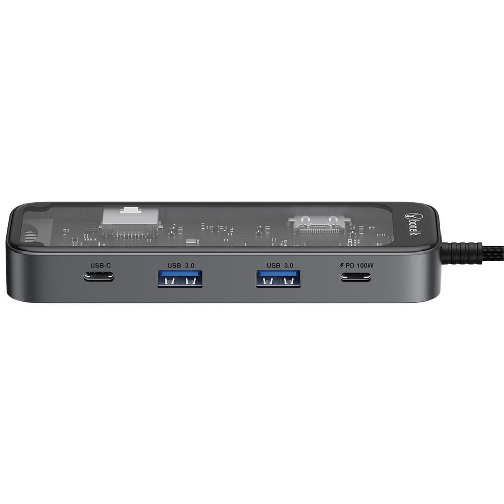 Bonelk Vision USB-C 8-in-1 Multi-Port Hub | Officeworks