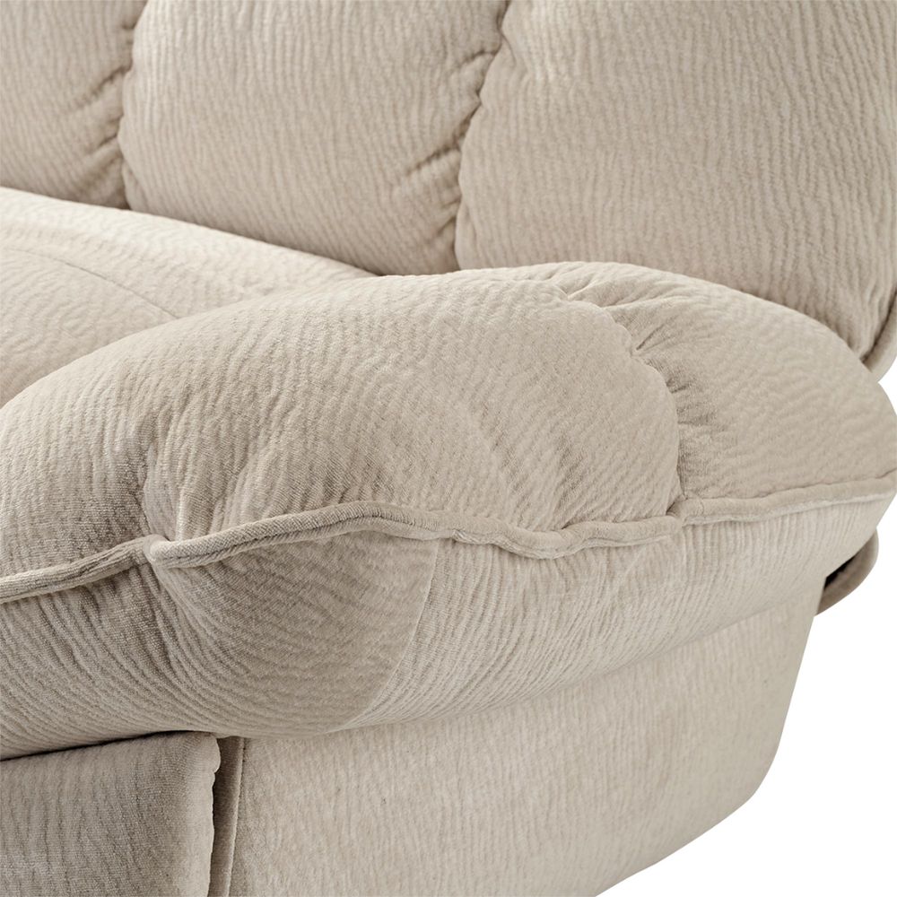 Eureka Grayson Recliner White | Officeworks