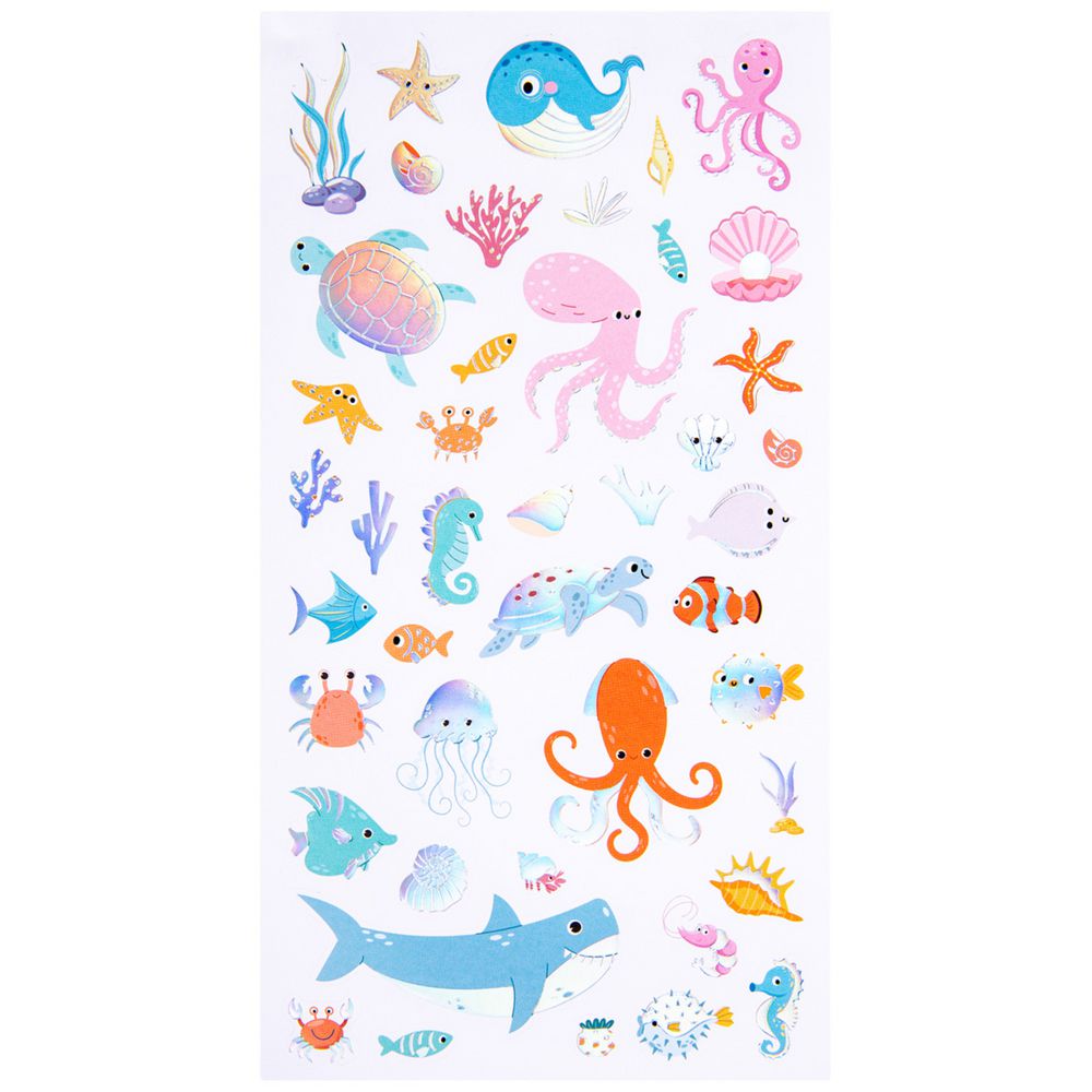 Learning Can Be Fun Aquatic Adventures Holographic Stickers | Officeworks