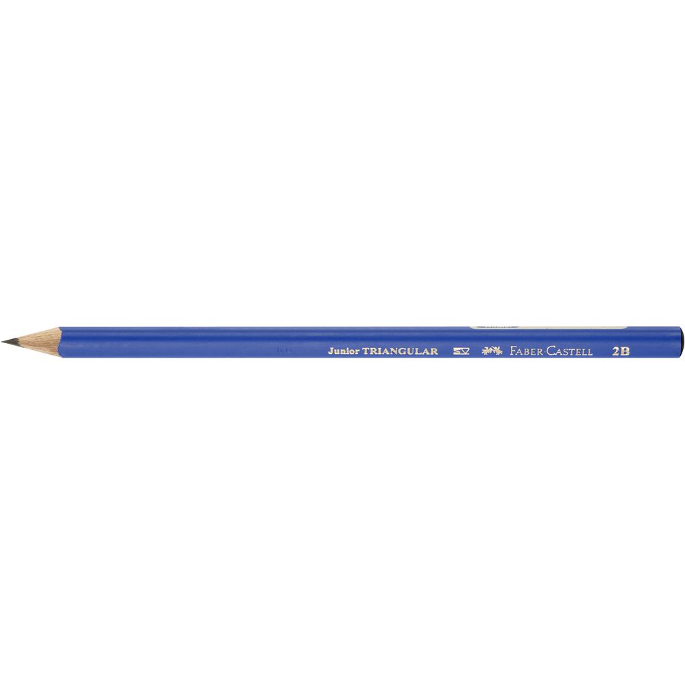 Faber-Castell Junior Triangular Graphite Pencils 2B 3 Pack | Officeworks