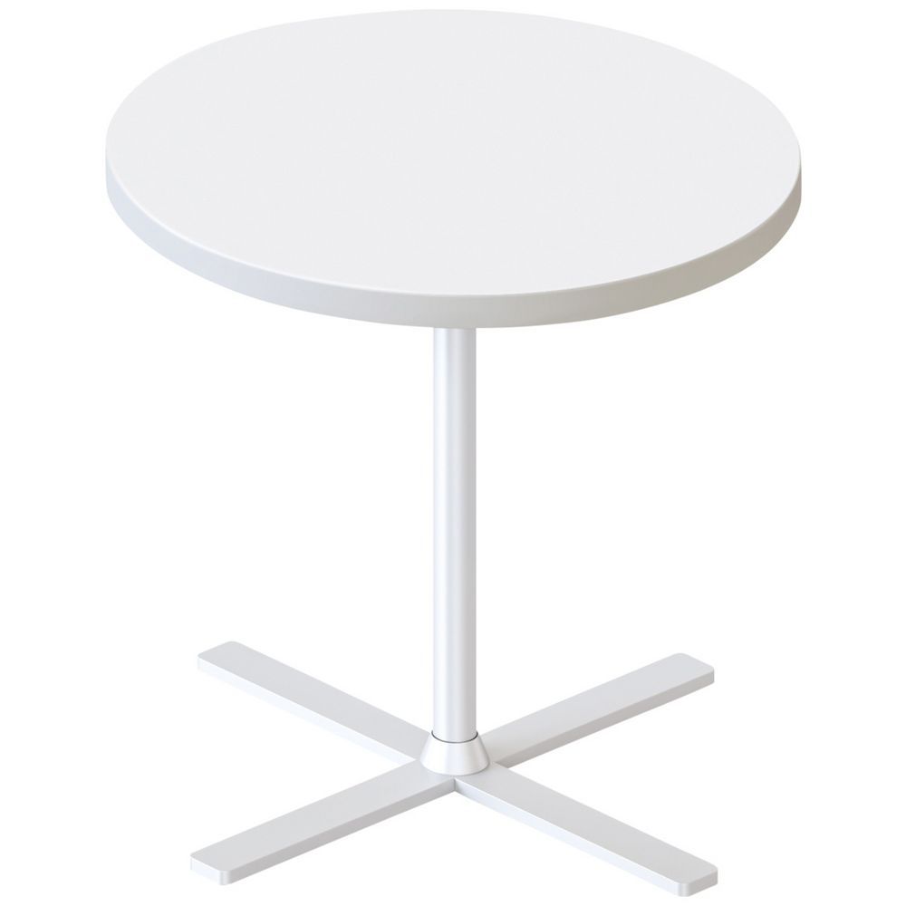 Rapidline Kolo Side Table 500x457mm White | Officeworks