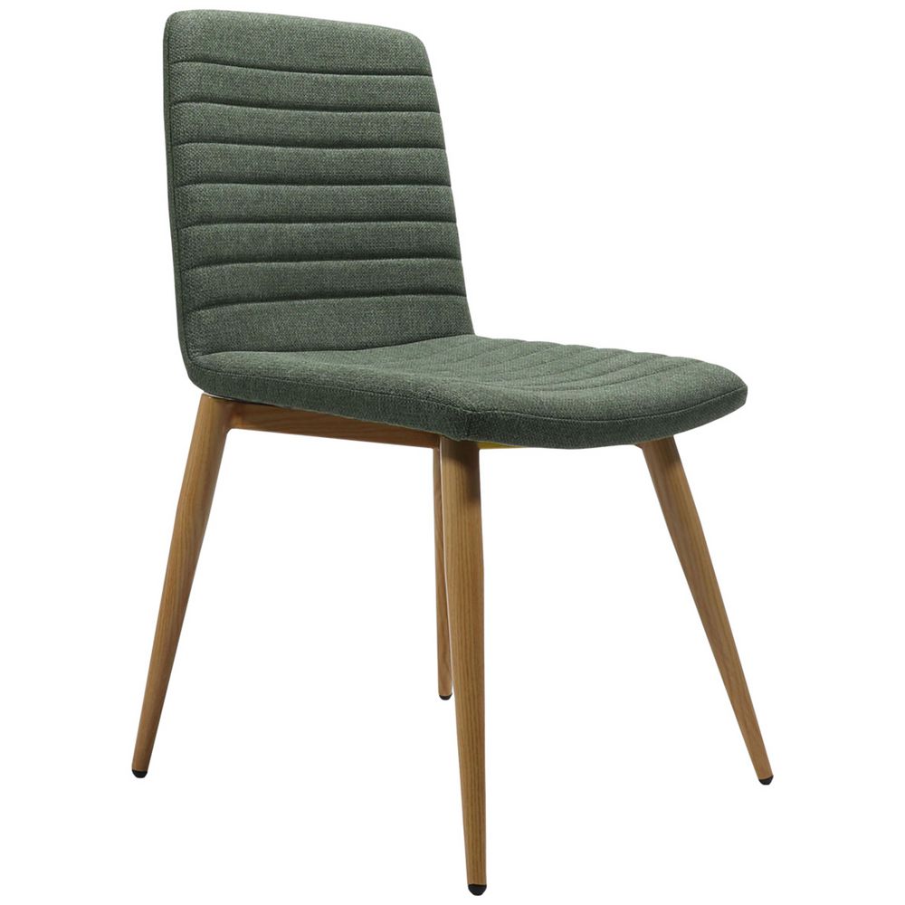 Pixel 4 Leg Steel Chair Olive Ash | Officeworks