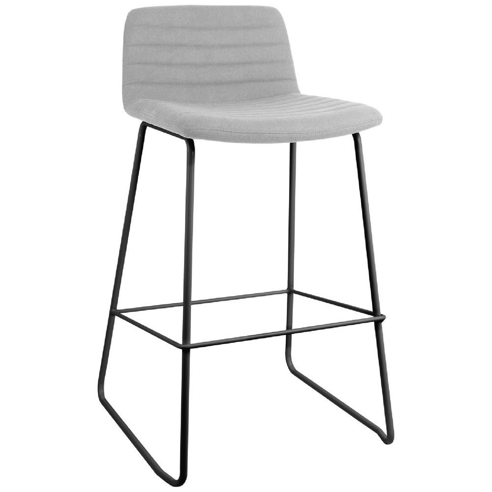 Rapidline Pixel Stool Grey/Black | Officeworks