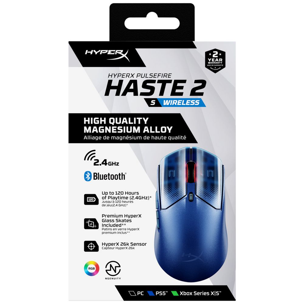 Hyper X Purefire Haste 2S Wired Gaming Mouse Navy | Officeworks