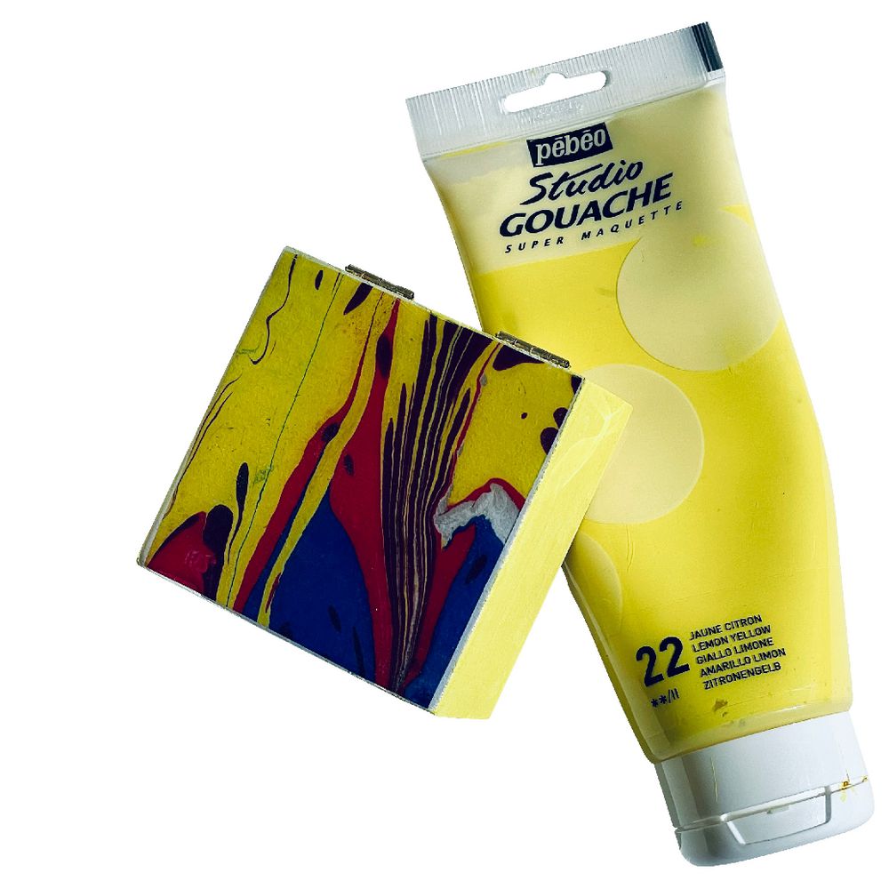 Pebeo Studio Gouache 220ml Lemon Yellow | Officeworks