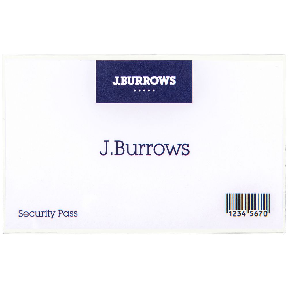 J.Burrows Pin & Clip Convention Card Holders 10 Pack | Officeworks