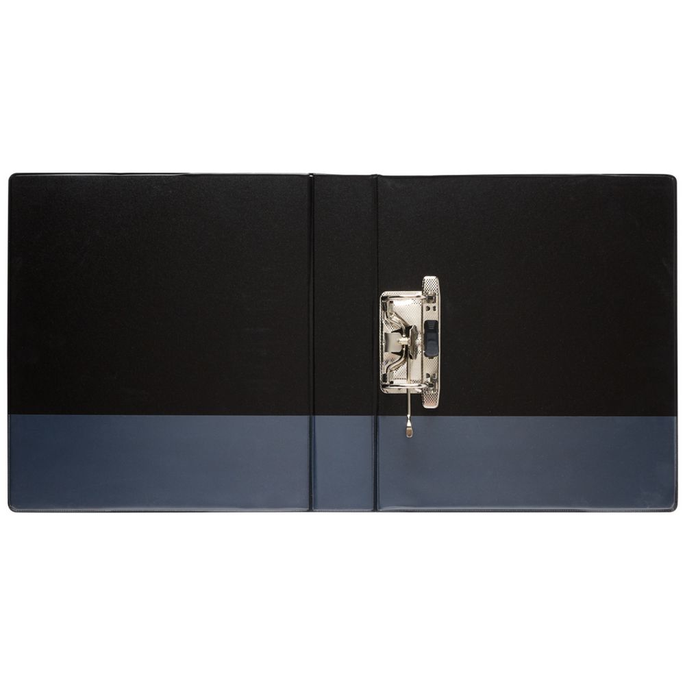 J.Burrows Insert Half Lever Arch A4 Binder 50mm Black | Officeworks
