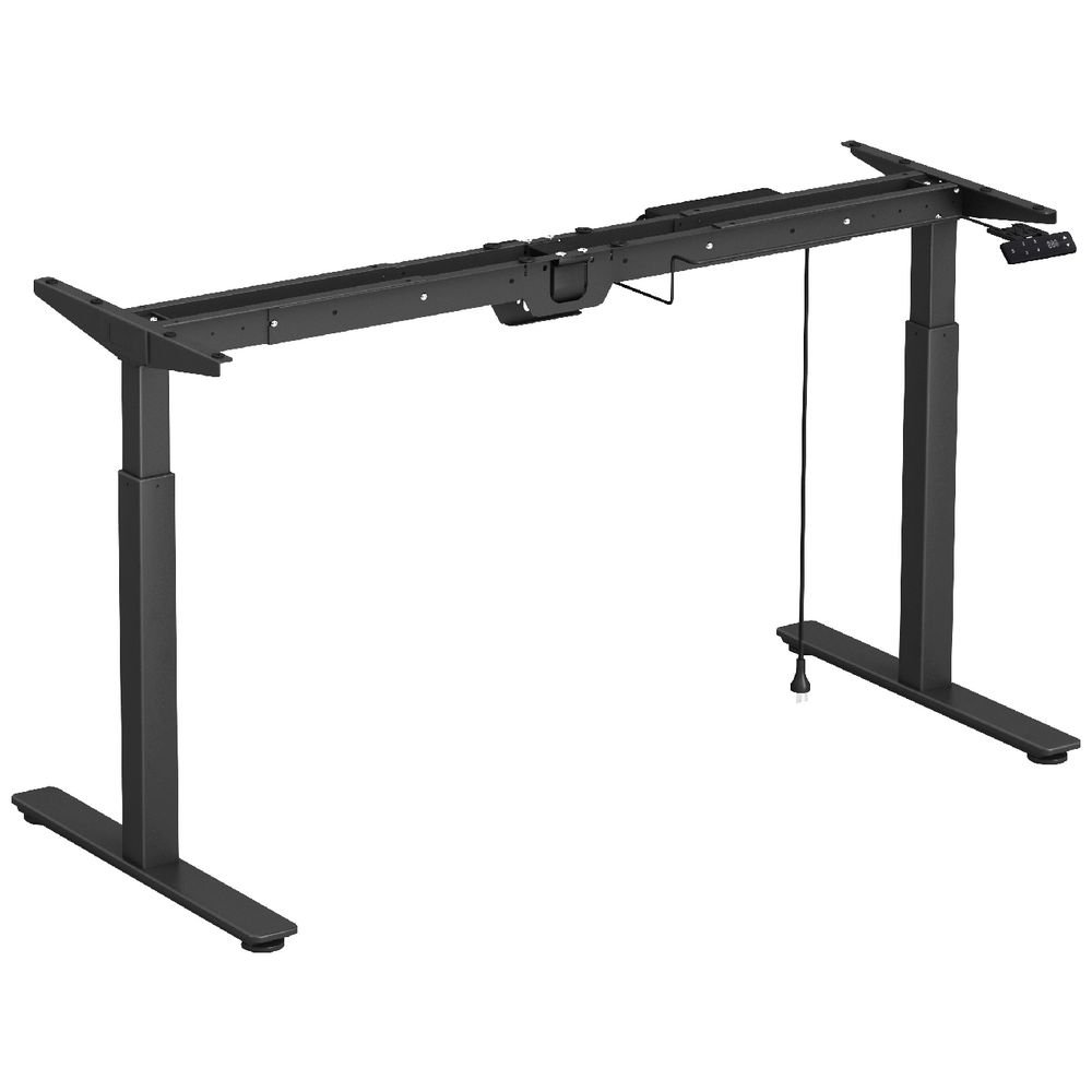 J.Burrows Matrix Electric Height Adjustment Desk Frame Black | Officeworks