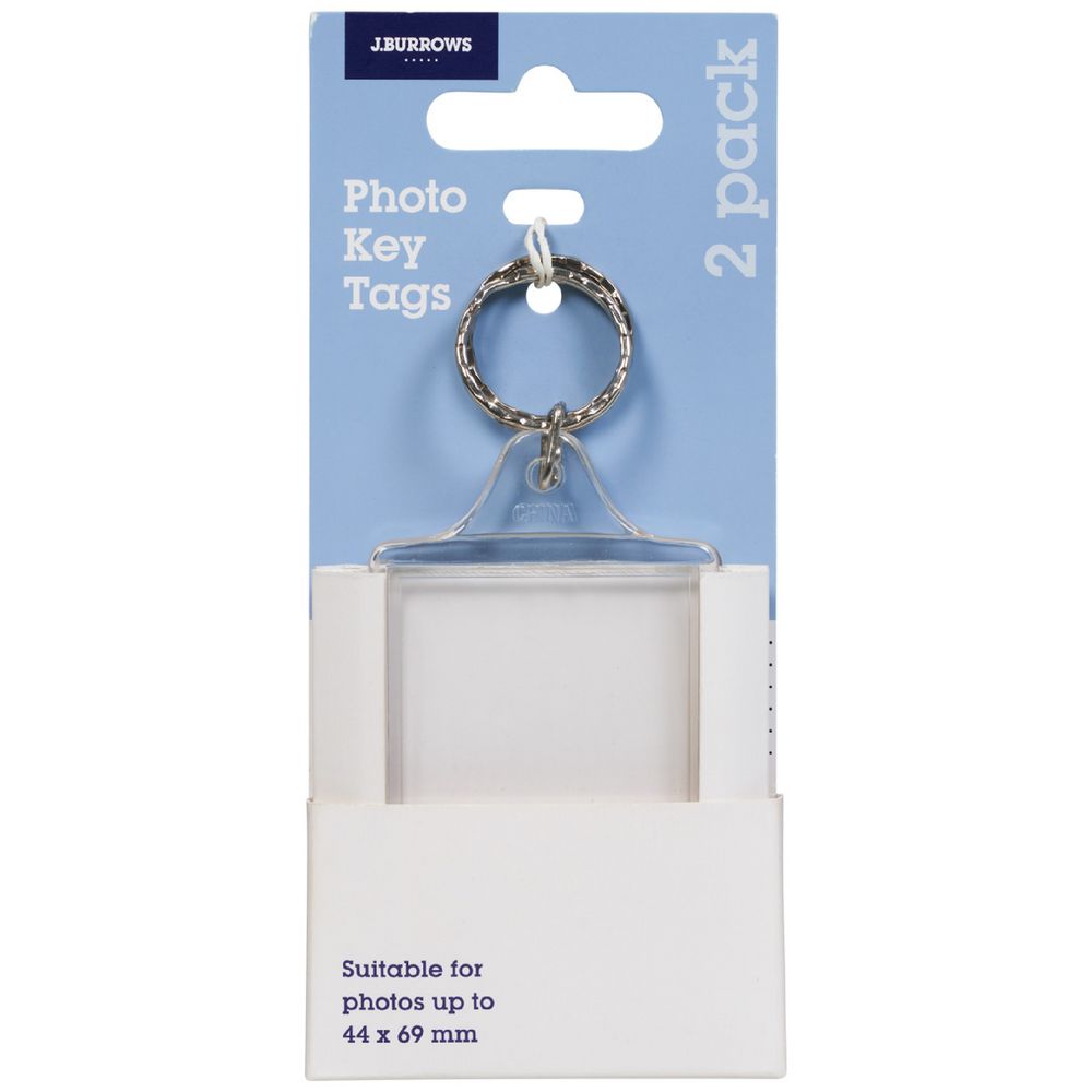 J.Burrows Photo Key Tags Large 2 Pack | Officeworks