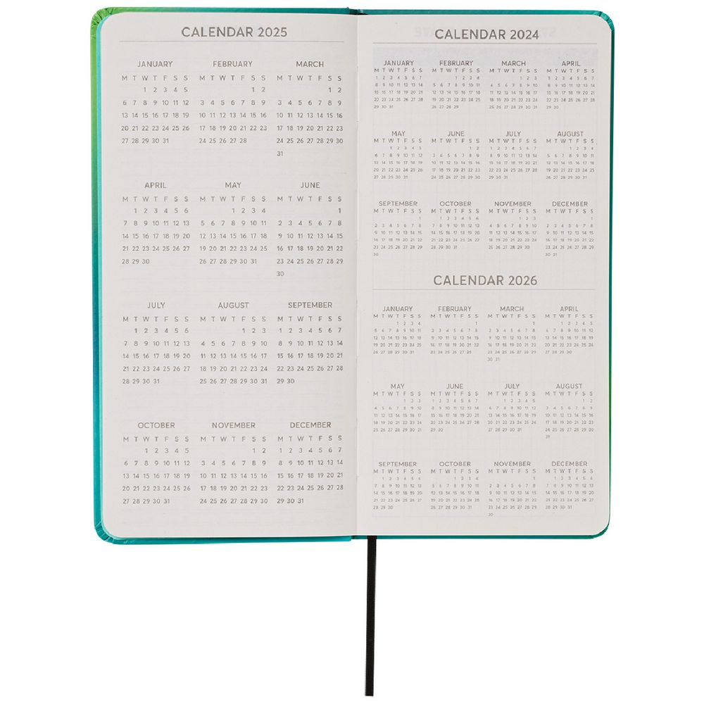 J.Burrows Slim Week to View Undated Diary Gradient | Officeworks