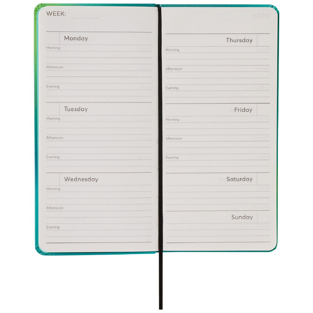 J.Burrows Slim Week to View Undated Diary Gradient | Officeworks