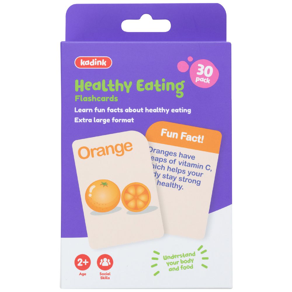 Kadink Flash Cards Large Healthy Eating | Officeworks