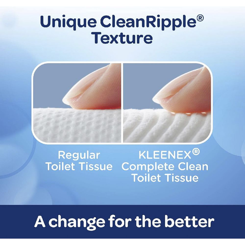 Kleenex Complete Clean Toilet Tissue 18 Pack | Officeworks