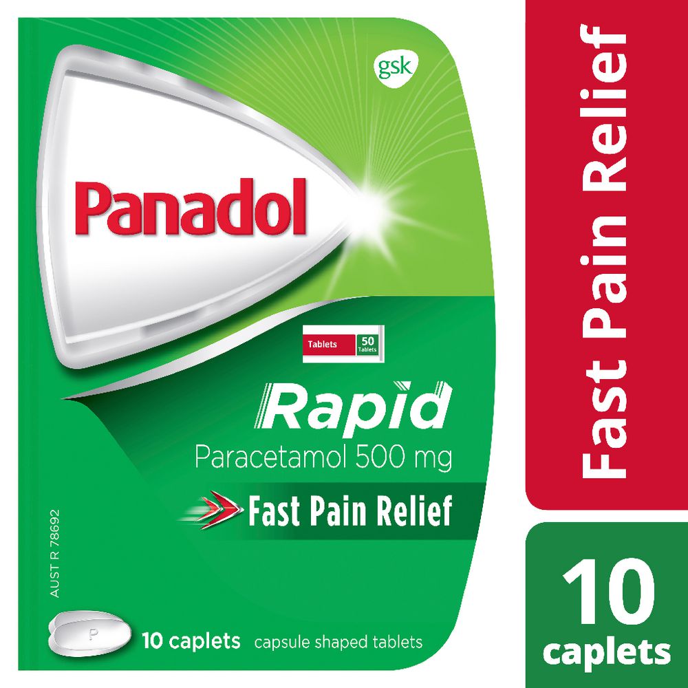 Panadol Tablets Out Of The Packet