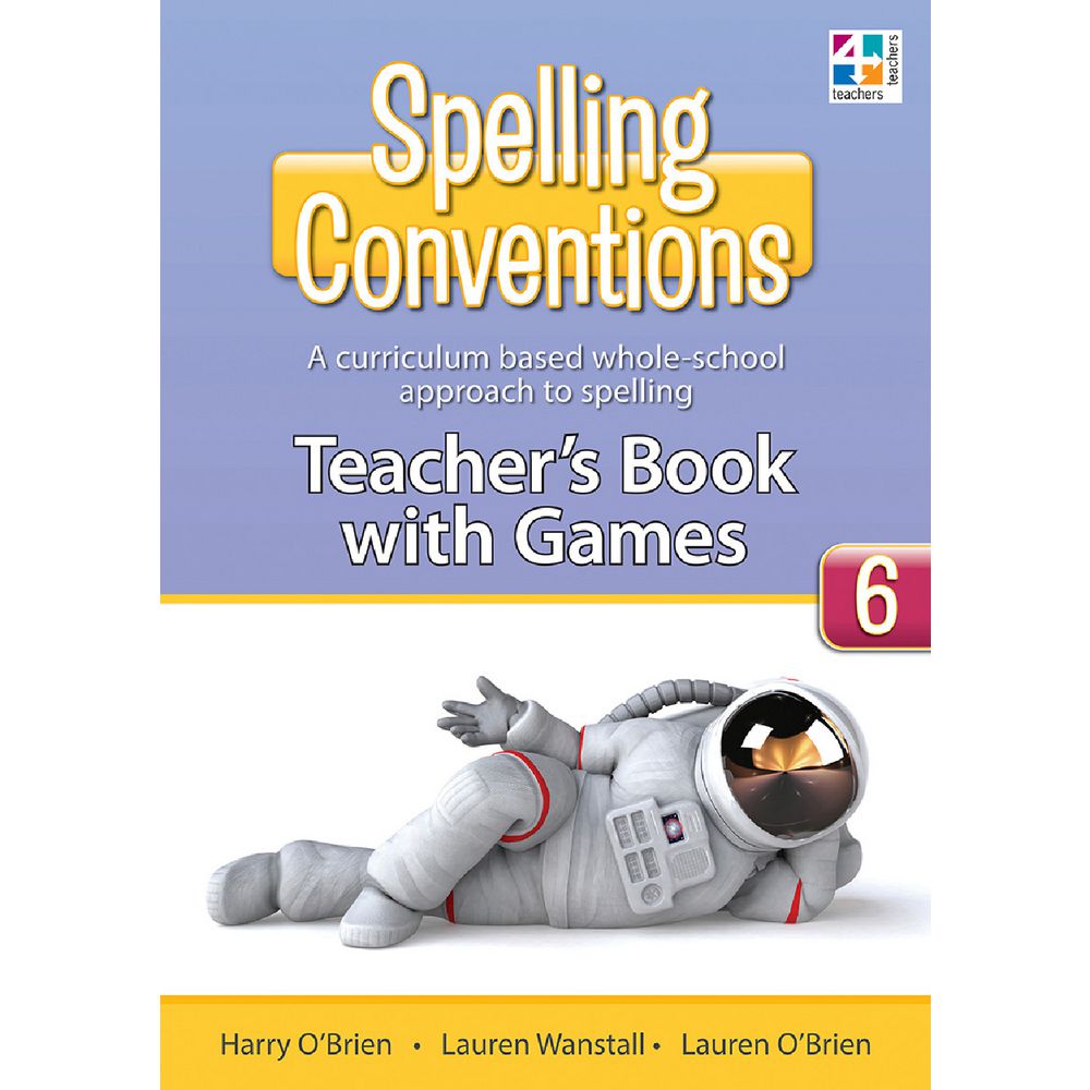Spelling Conventions Teacher Book 6 | Officeworks