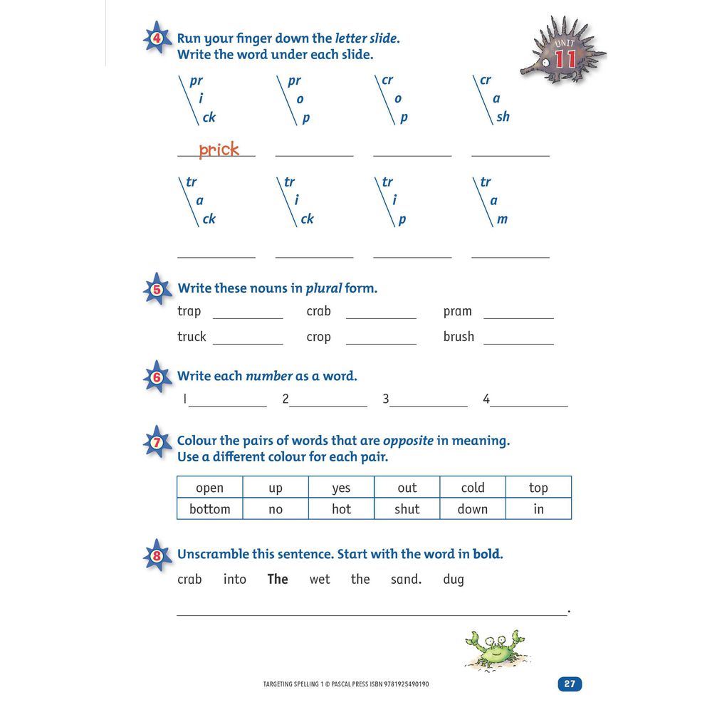 Targeting Spelling Activity Book Year 1 | Officeworks