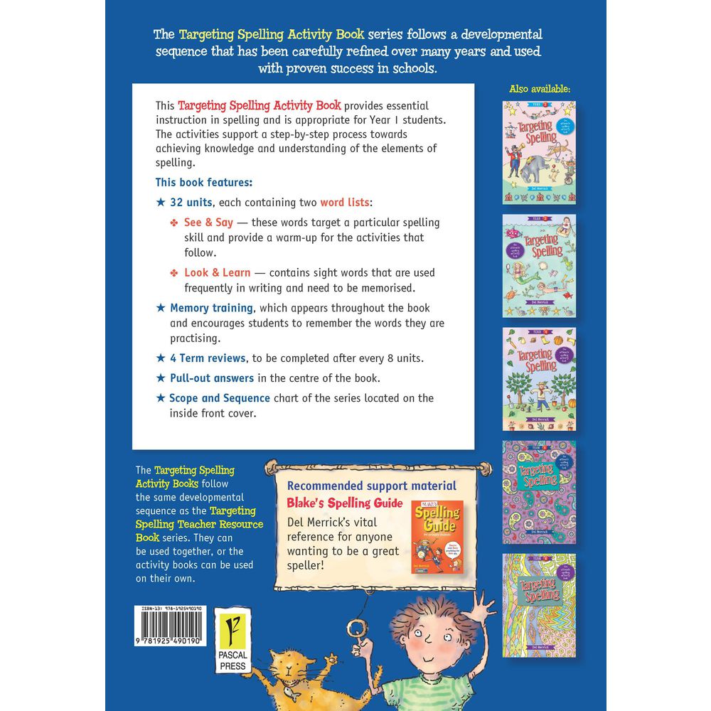Targeting Spelling Activity Book Year 1 | Officeworks