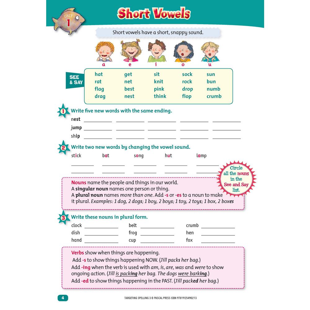 Targeting Spelling Activity Book Year 3 | Officeworks