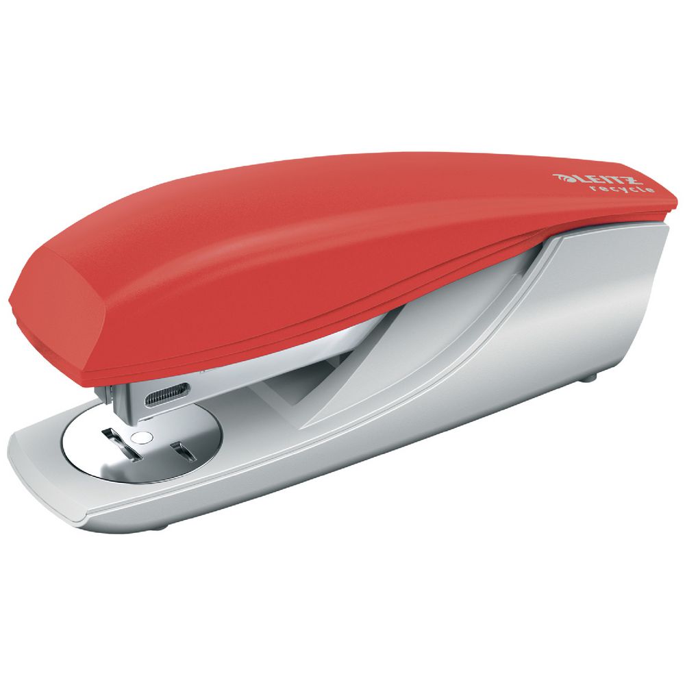 Leitz Half-strip Stapler Red | Officeworks