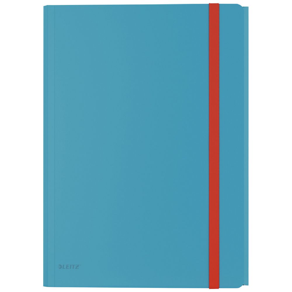 Leitz Cosy A4 3-Flap Folder with Display Book Blue | Officeworks
