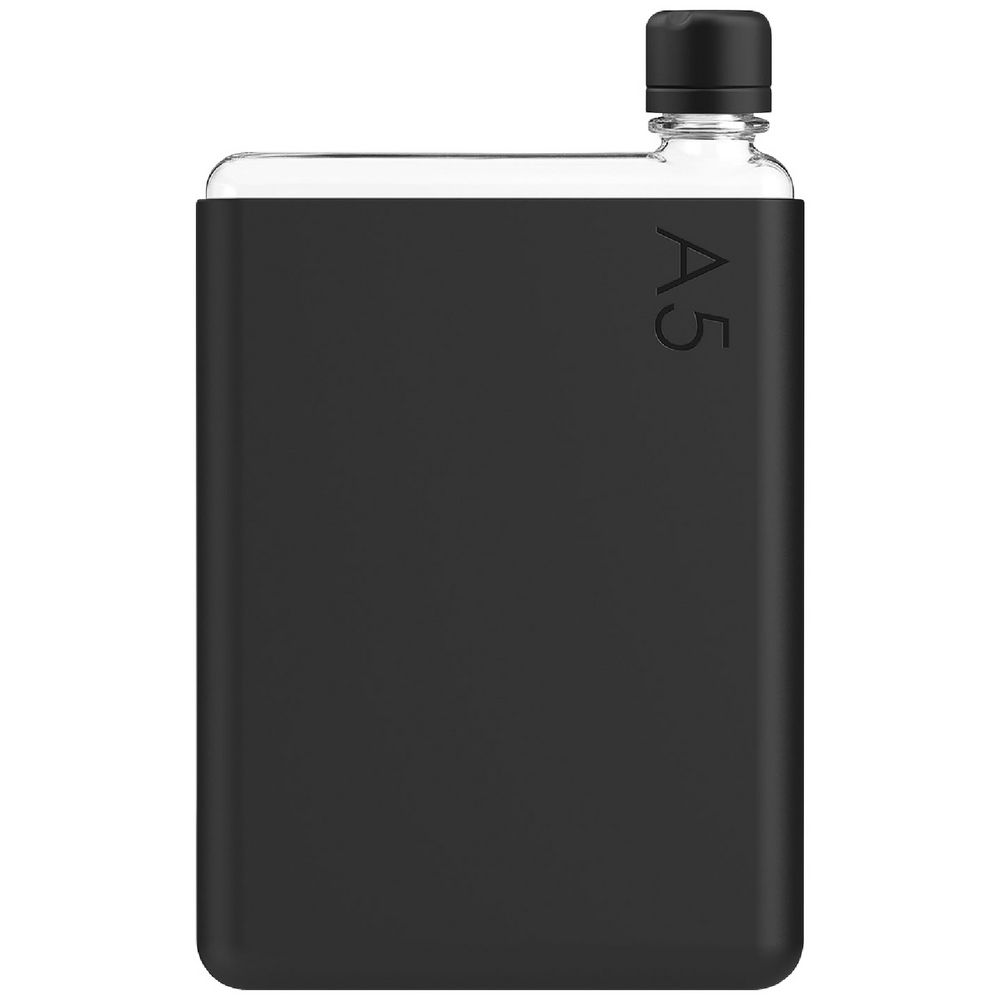 Memobottle A5 Drink Bottle and Sleeve Black Ink | Officeworks