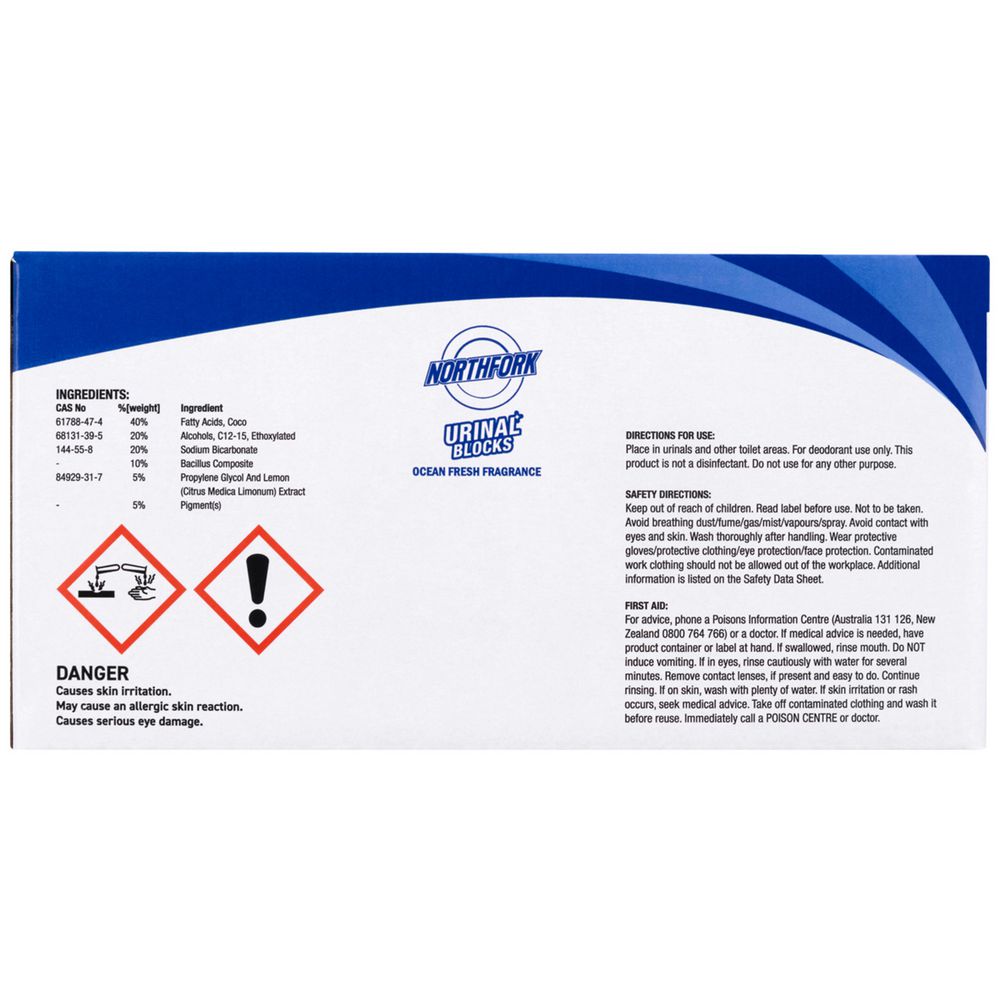 Northfork Urinal Deodorant Blocks 4 kg Box | Officeworks