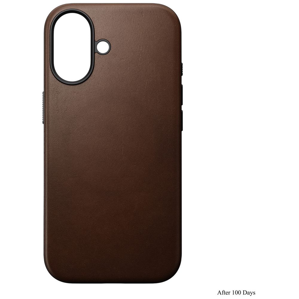 Nomad Leather Case iPhone 17 Brown | Officeworks
