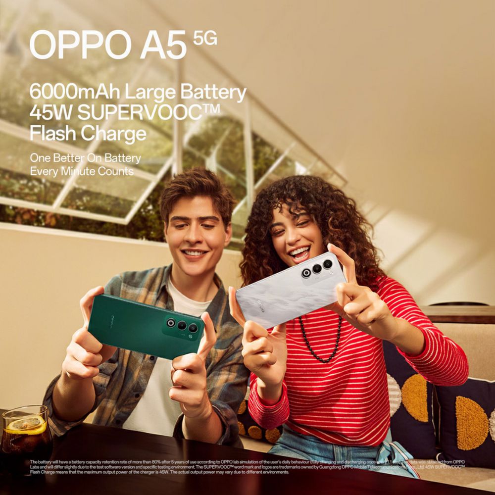 OPPO A5 5G 128GB Mist White | Officeworks