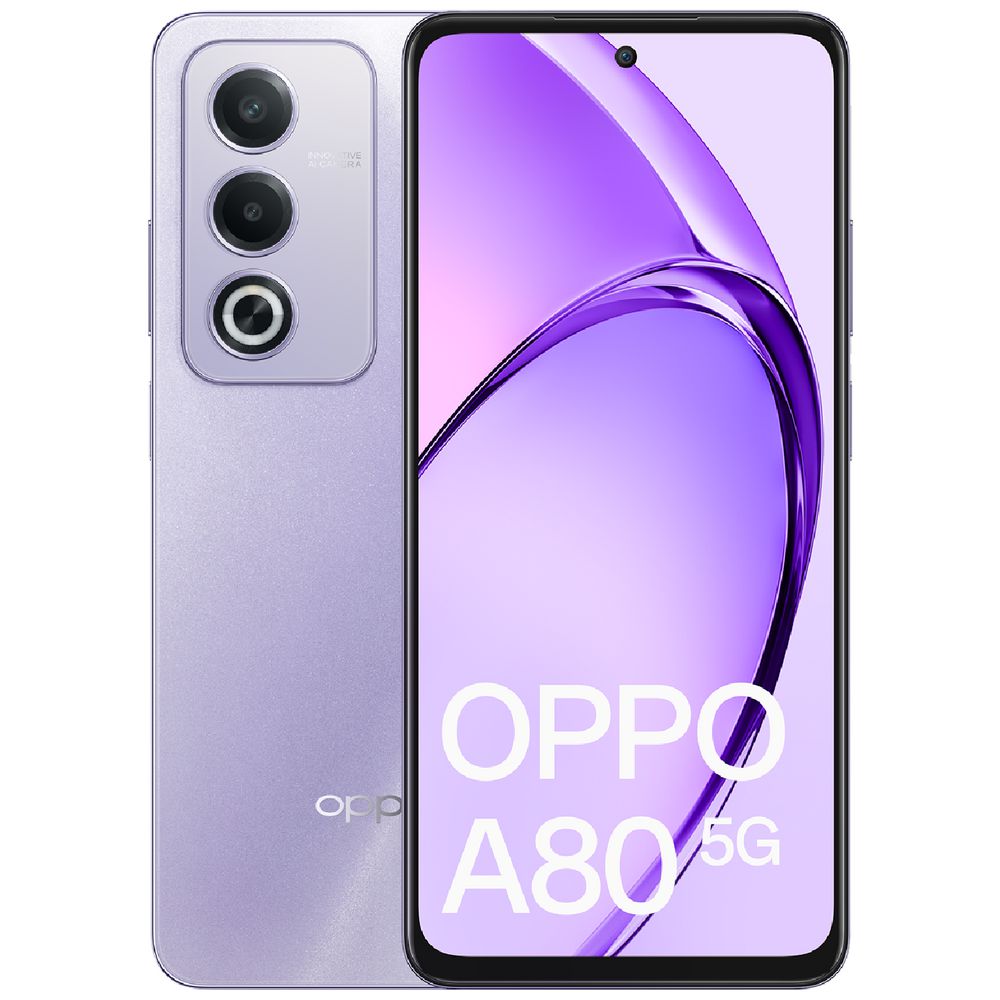 OPPO A80 5G 256GB Moonlight Purple | Officeworks