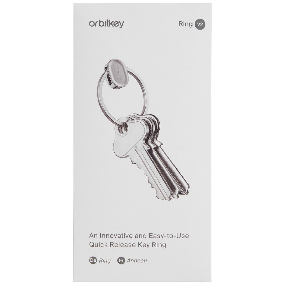 Orbitkey Ring Organiser V2 Silver | Officeworks