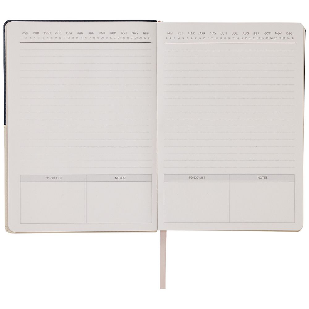 Otto A5 Day to Page Two-tone Undated Diary 192 page Neutral | Officeworks