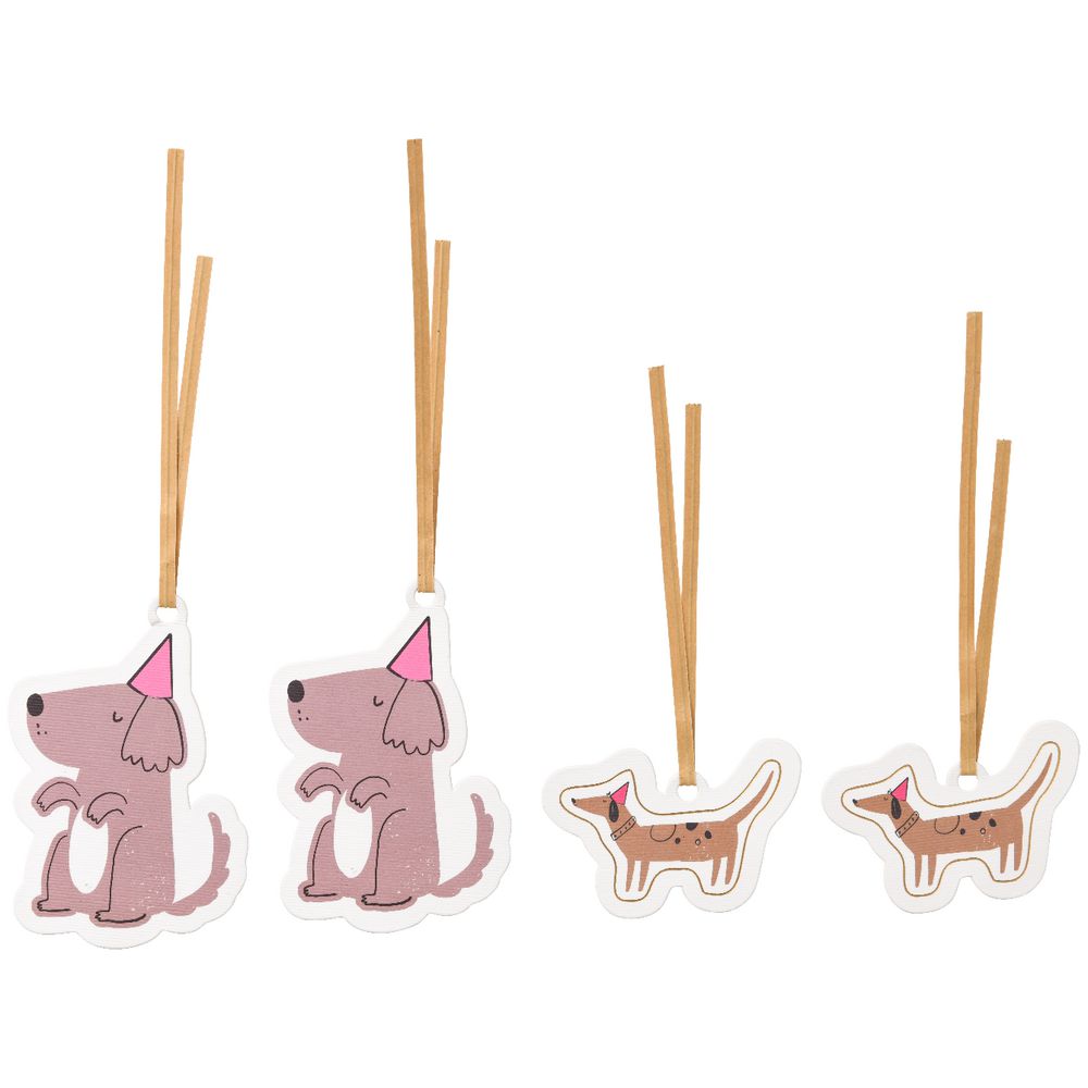 Otto Gift Tags Dog 4 Pack | Officeworks