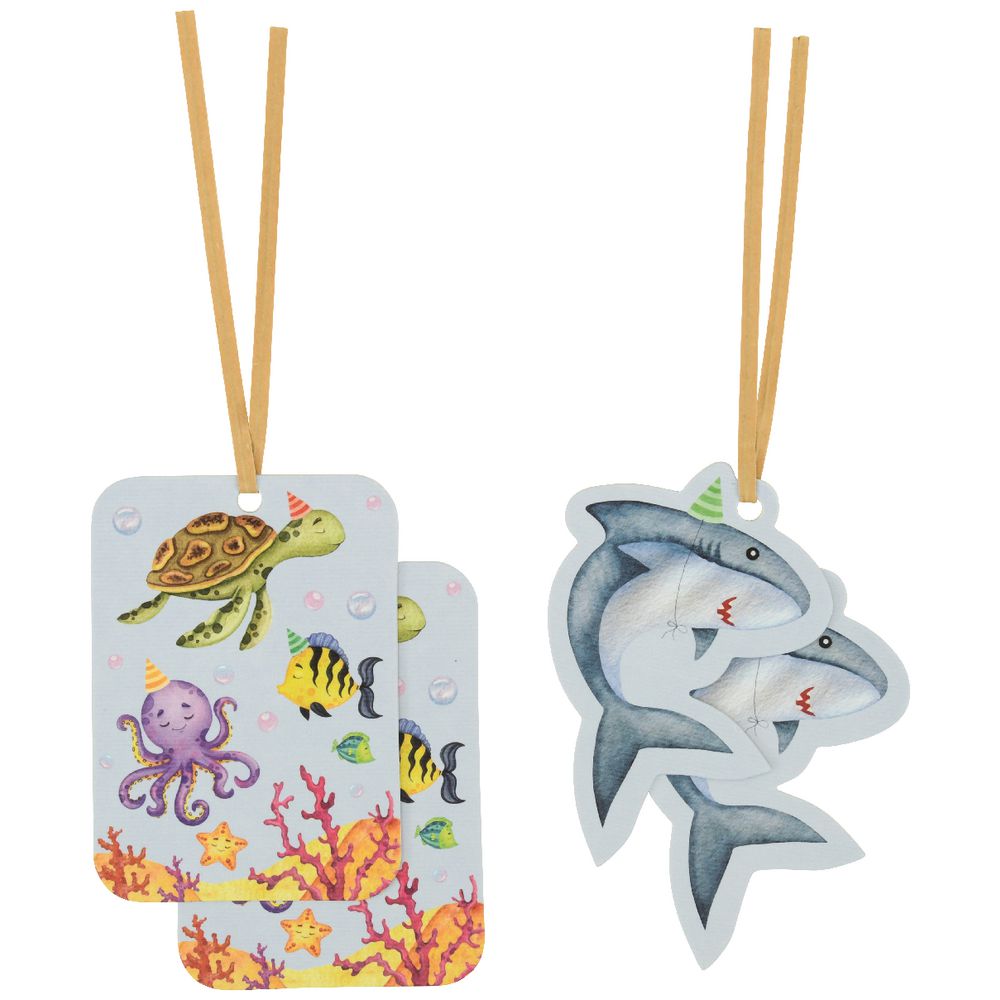Otto FSC Gift Tags Sharks 4 Pack | Officeworks