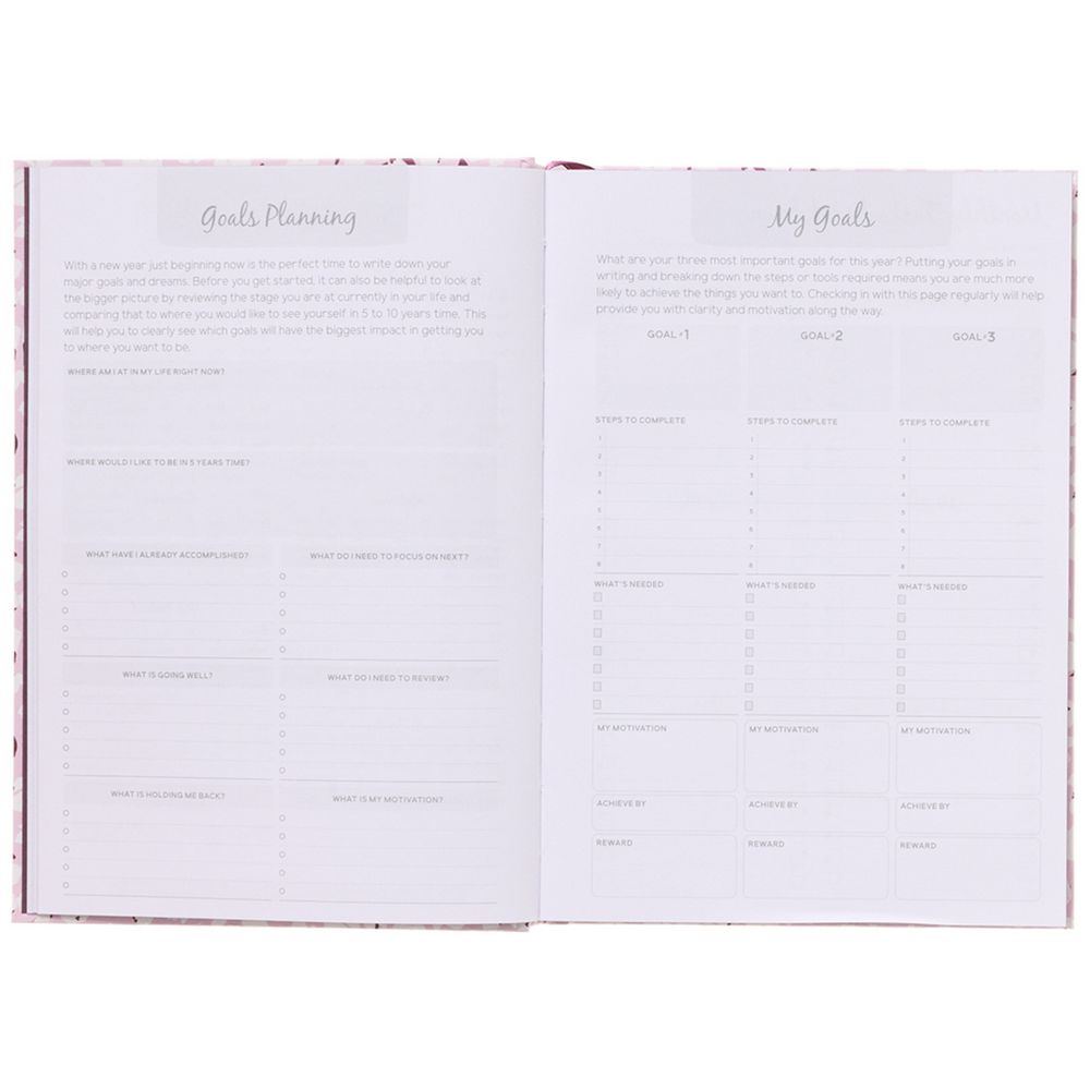 Otto A5 Day to Page 2026 Diary Pink Floral | Officeworks