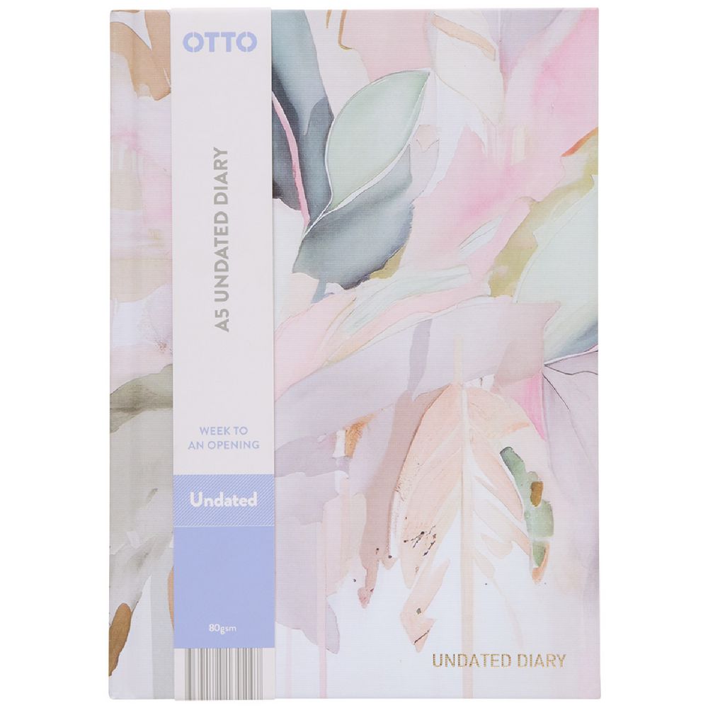 Otto A5 Week to View Undated Diary Leaf | Officeworks
