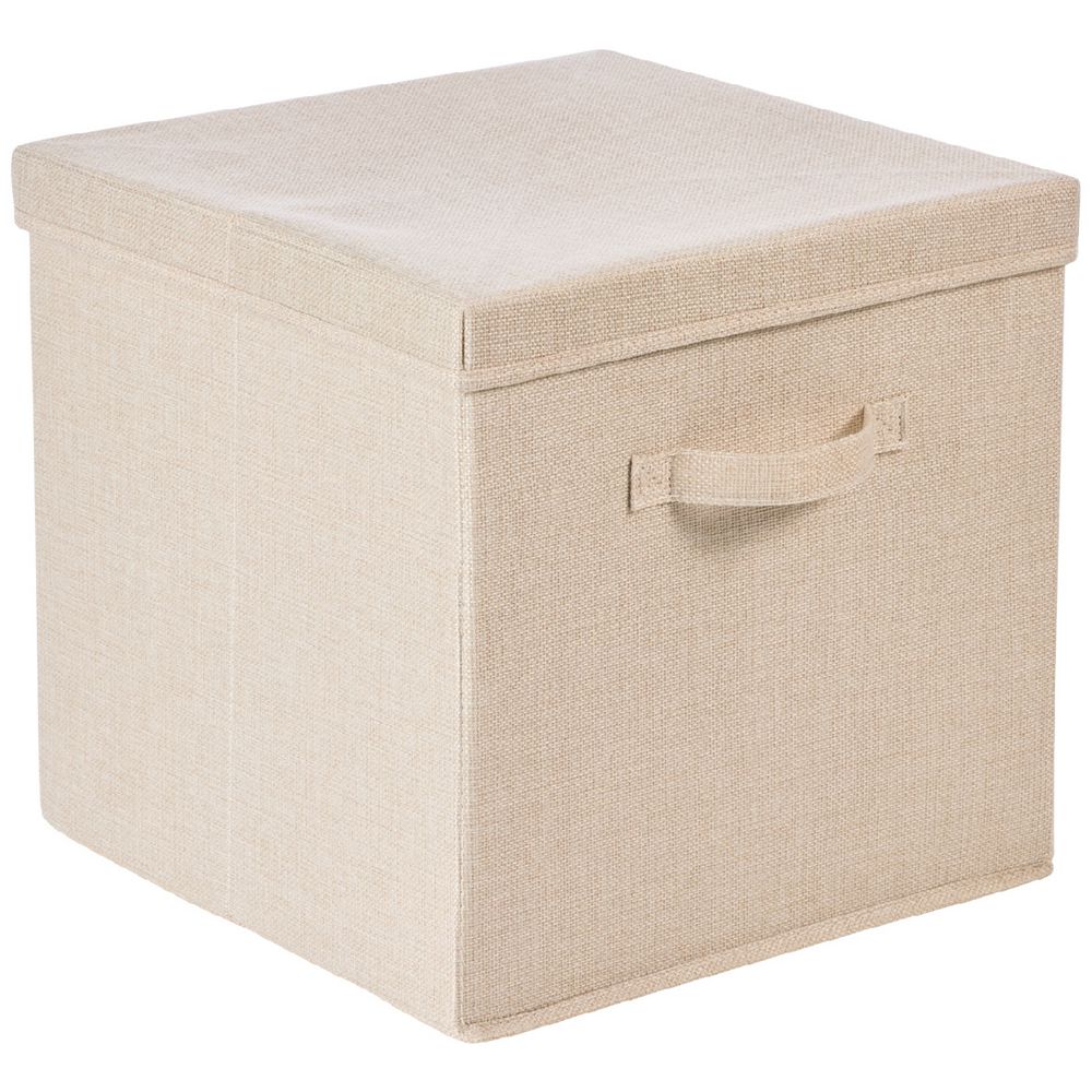 Otto Collapsible Cube Lid Natural | Officeworks