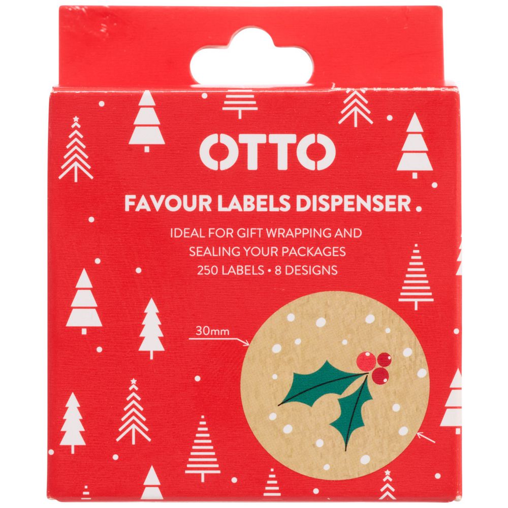 Otto Christmas Favour Labels 250 Pack | Officeworks