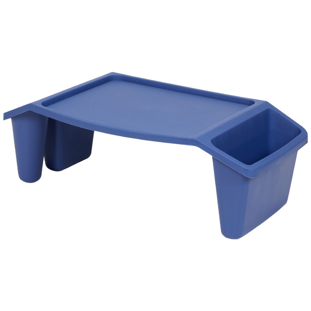 Otto Portable Lap Table with Storage Blue Officeworks