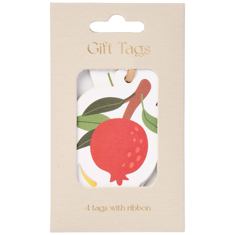 Otto Gift Tags Fruits 4 Pack | Officeworks