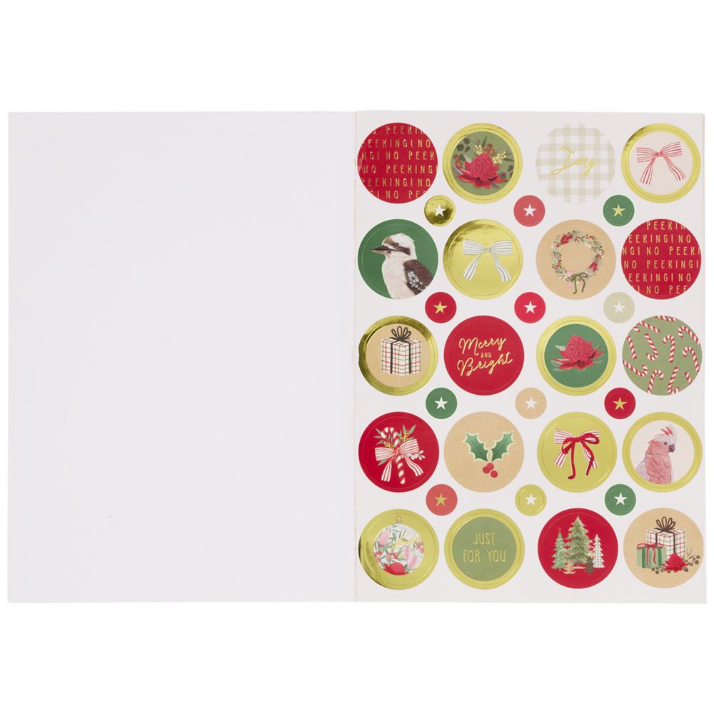 Otto Christmas A5 Sticker Book Australiana | Officeworks