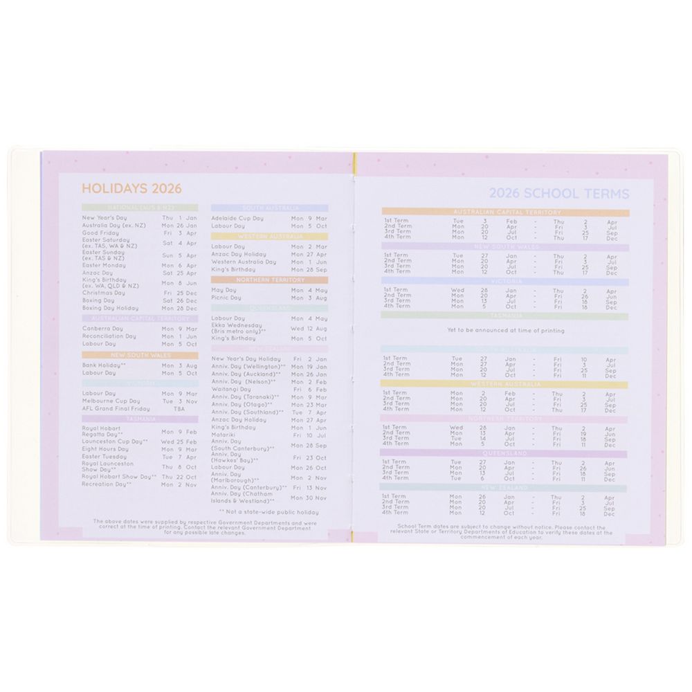 Otto Small Week to View 2026 Cute Diary | Officeworks