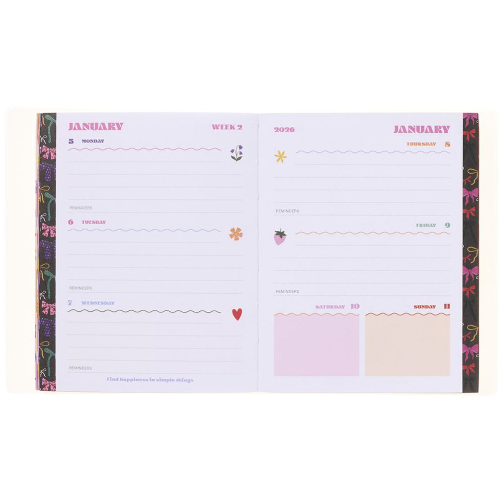 Otto Small Week to View 2026 Whimsy Diary | Officeworks