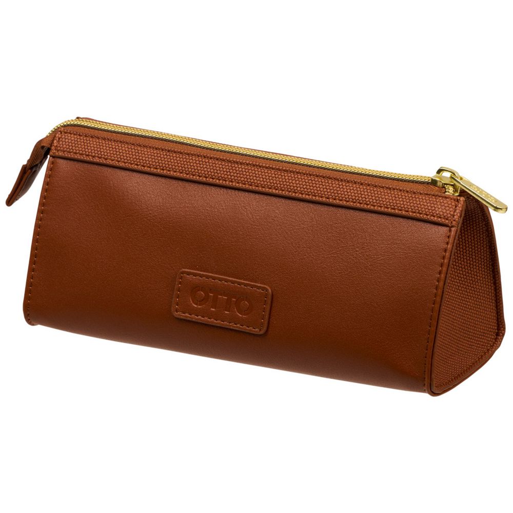 Otto Triangular Pencil Case Tan | Officeworks